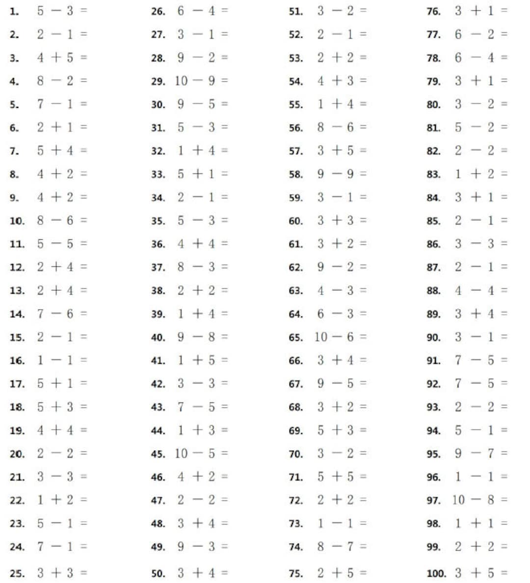 Grade 1 Digital Math Problems (over 6000 Problems) - Etsy