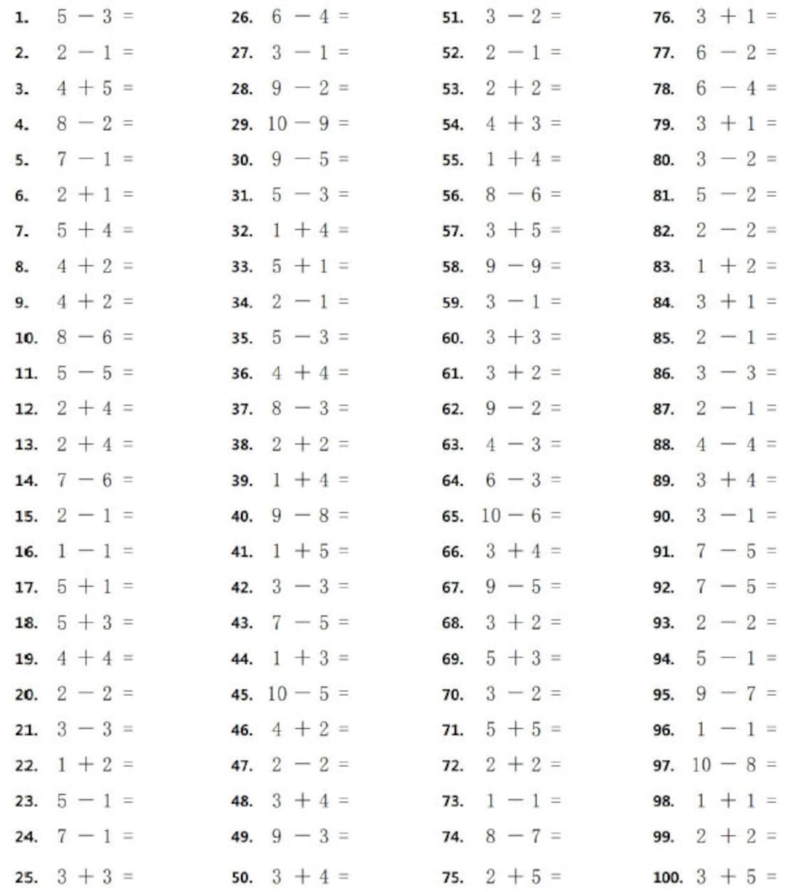 Grade 1 Digital Math Problems (over 6000 Problems) - Etsy