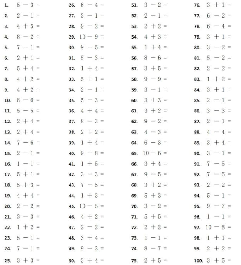 Grade 1 Digital Math Problems (over 6000 Problems) - Etsy