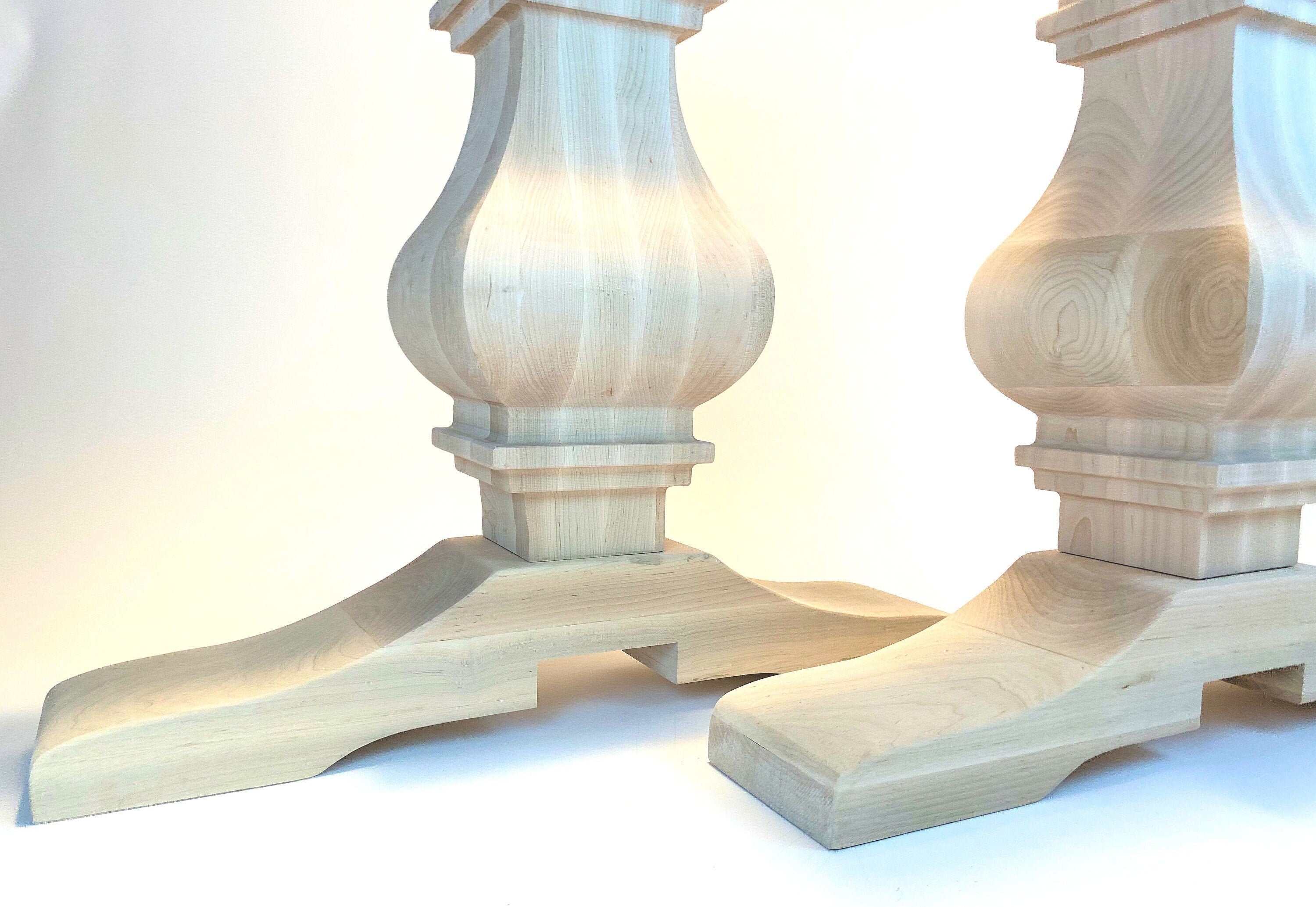 Wooden Trestle Table Leg Standard Table Base - Etsy