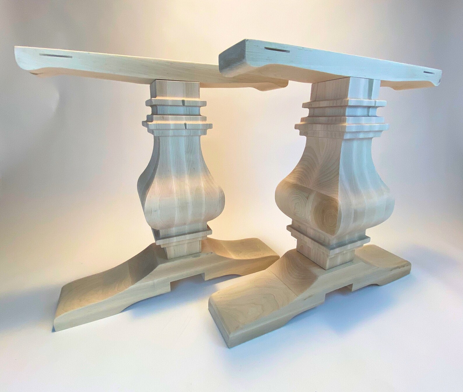 Wooden Trestle Table Leg Standard Table Base - Etsy