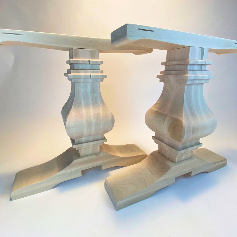Wooden Dining Table Legs - Etsy
