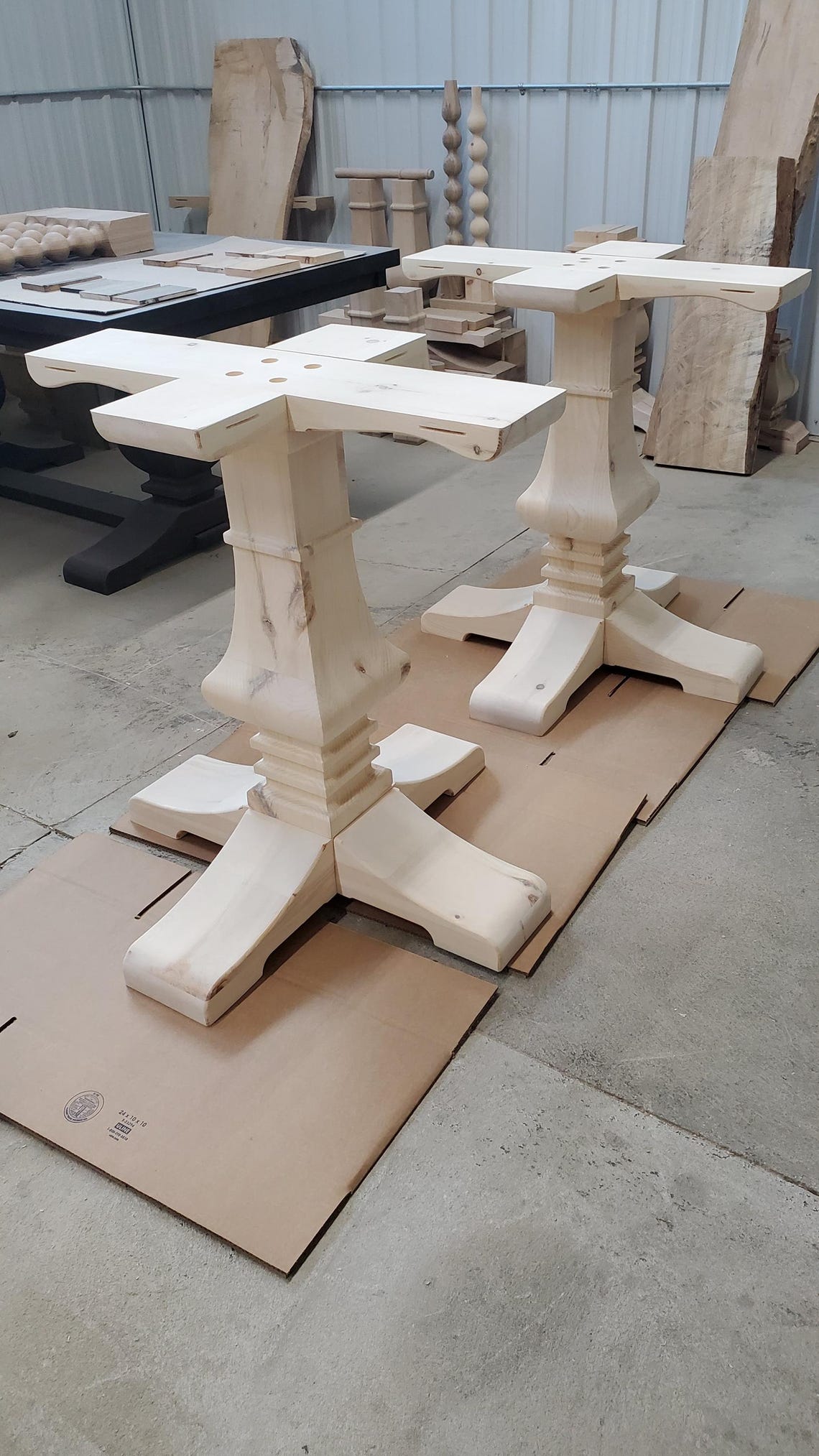 Wooden Pub Height Chalice Table Leg/base - Etsy