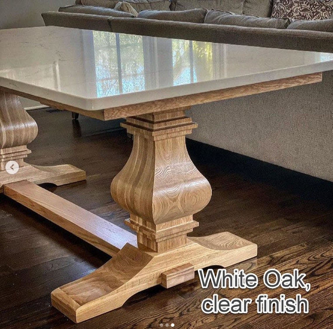 Wooden Trestle Table Leg Standard Table Base - Etsy