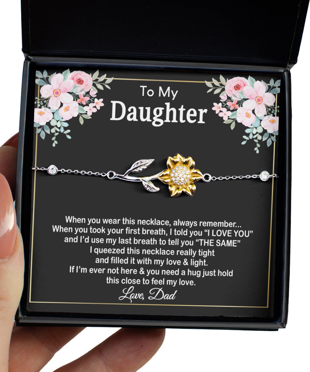 For My Daughter Gift, Dad Daughter Gifts, Sentimental Gift for My ...