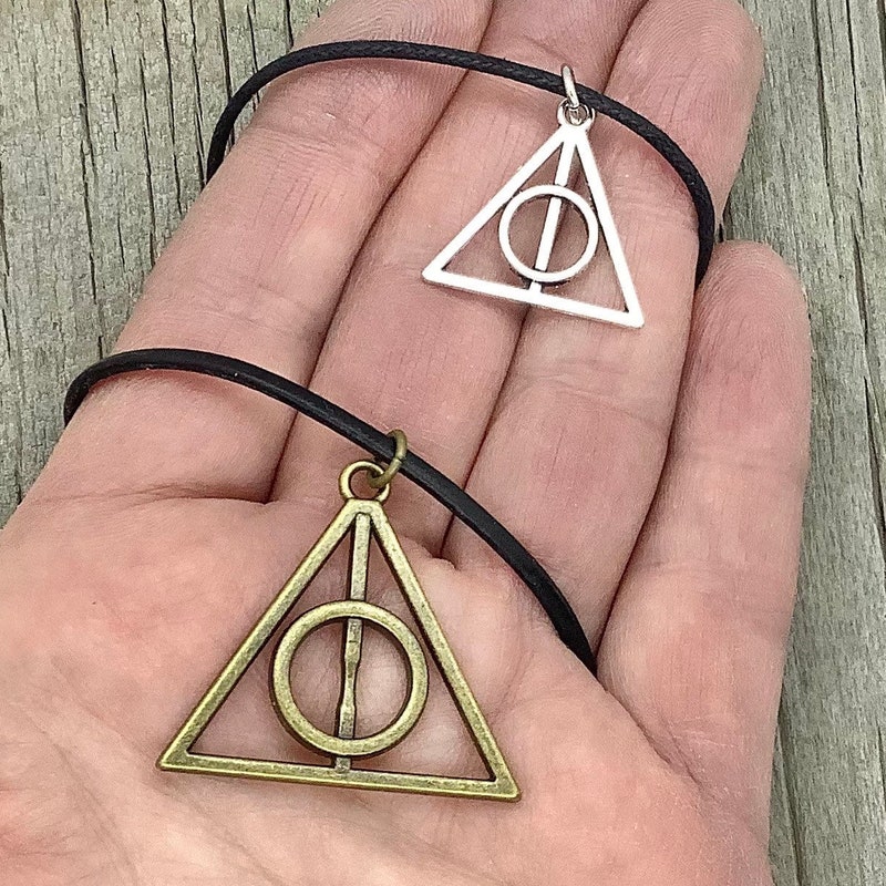 Gold Deathly Hallows Earrings - Etsy