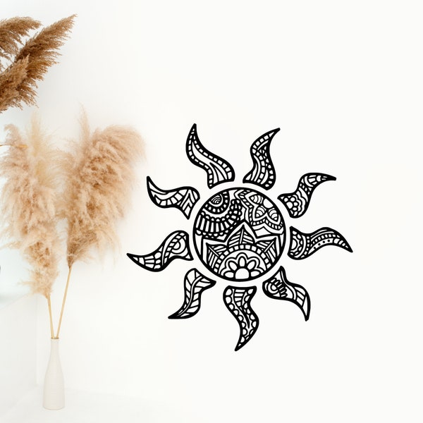 Zentangle Sun - Etsy