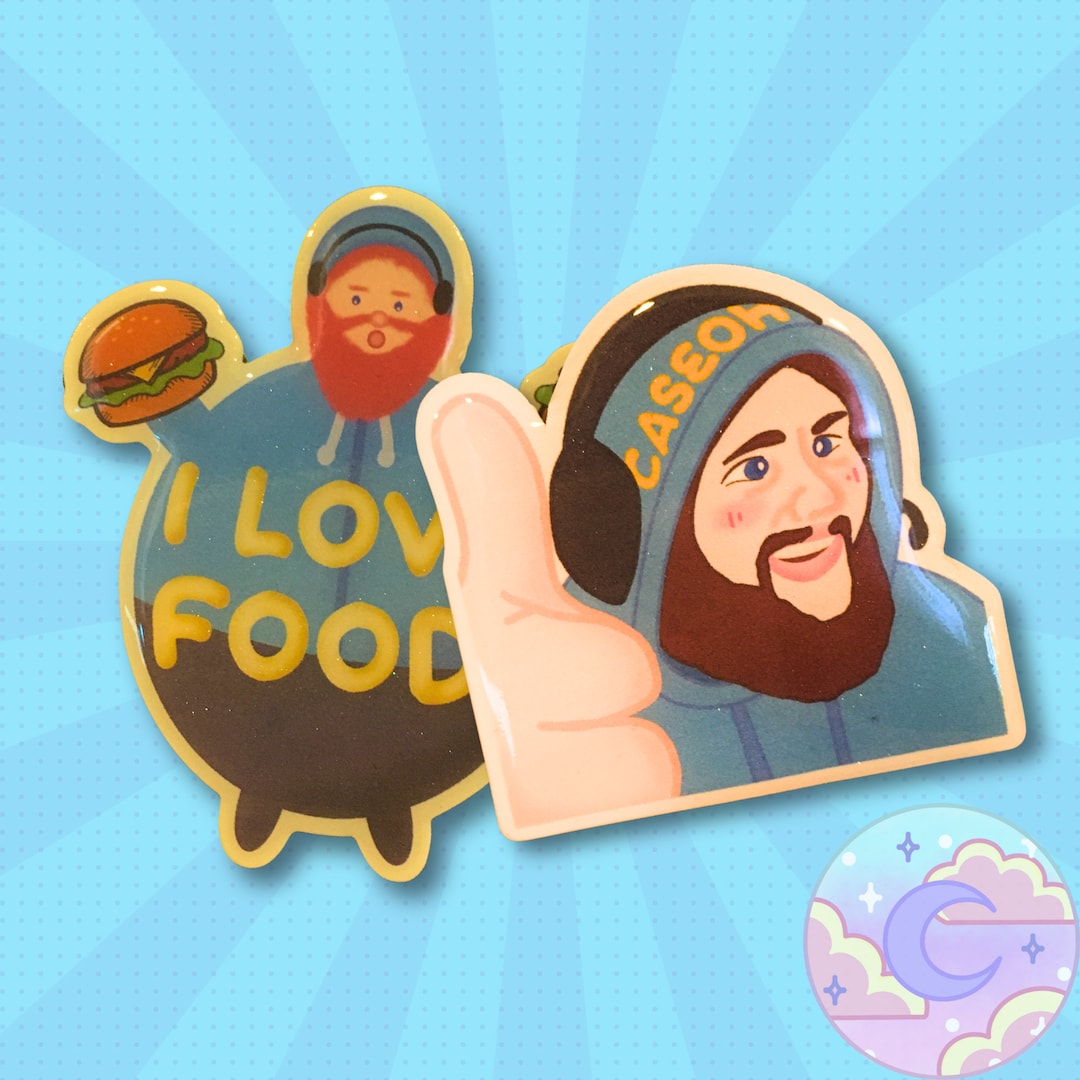Caseoh Inspired Magnets, Funny Meme Magnets, Twitch Streamer Magnet ...