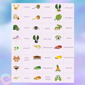 Bugsnax Stickers|video Game Stickers|bugsnax Sticker Set|sticker Pack ...