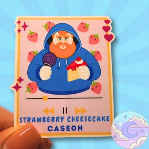 Caseoh Inspired Stickers, Funny Meme Stickers, Funny Twitch Streamer ...