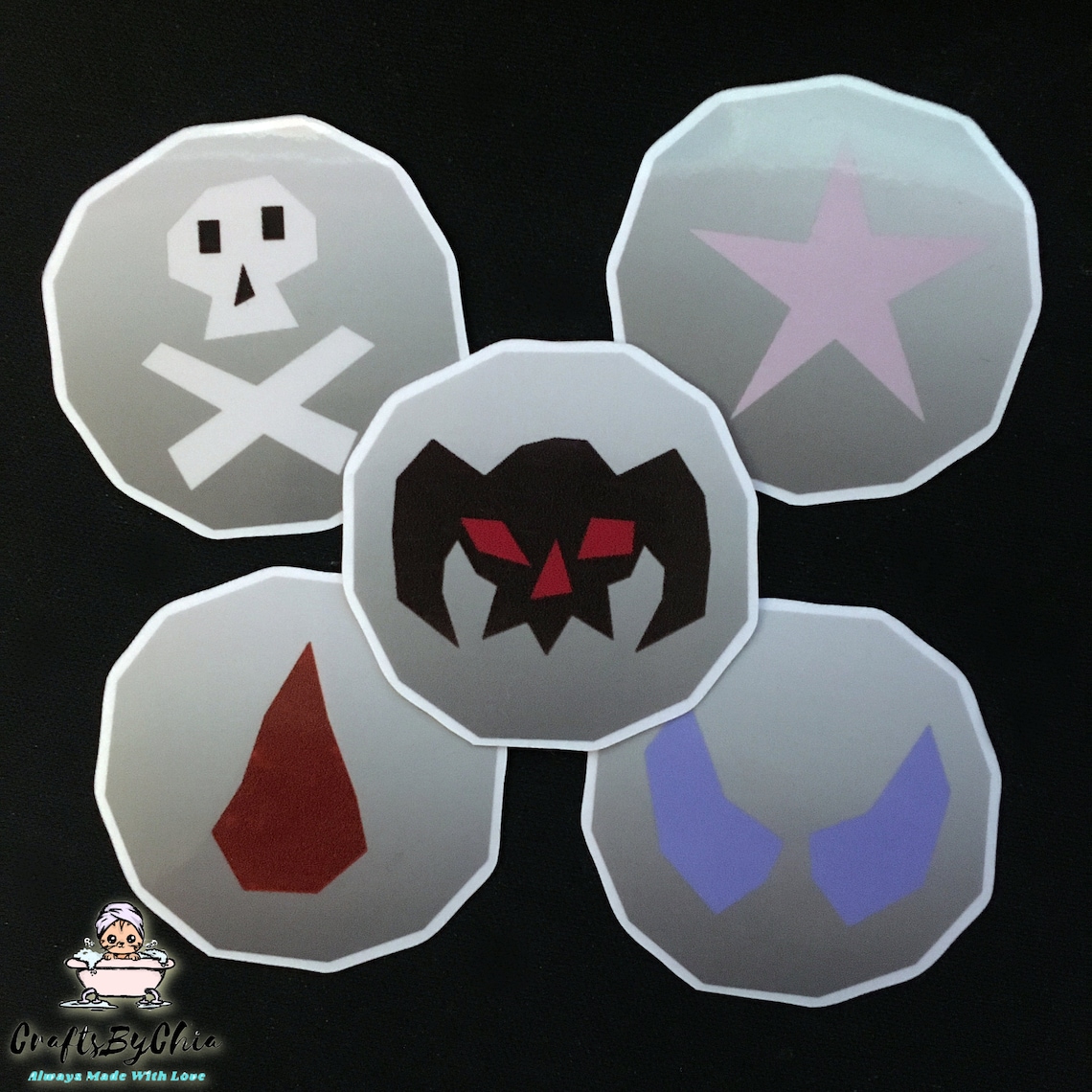 Runescape Rune Stickers PICK YOUR STICKERS Magic Rune | Etsy