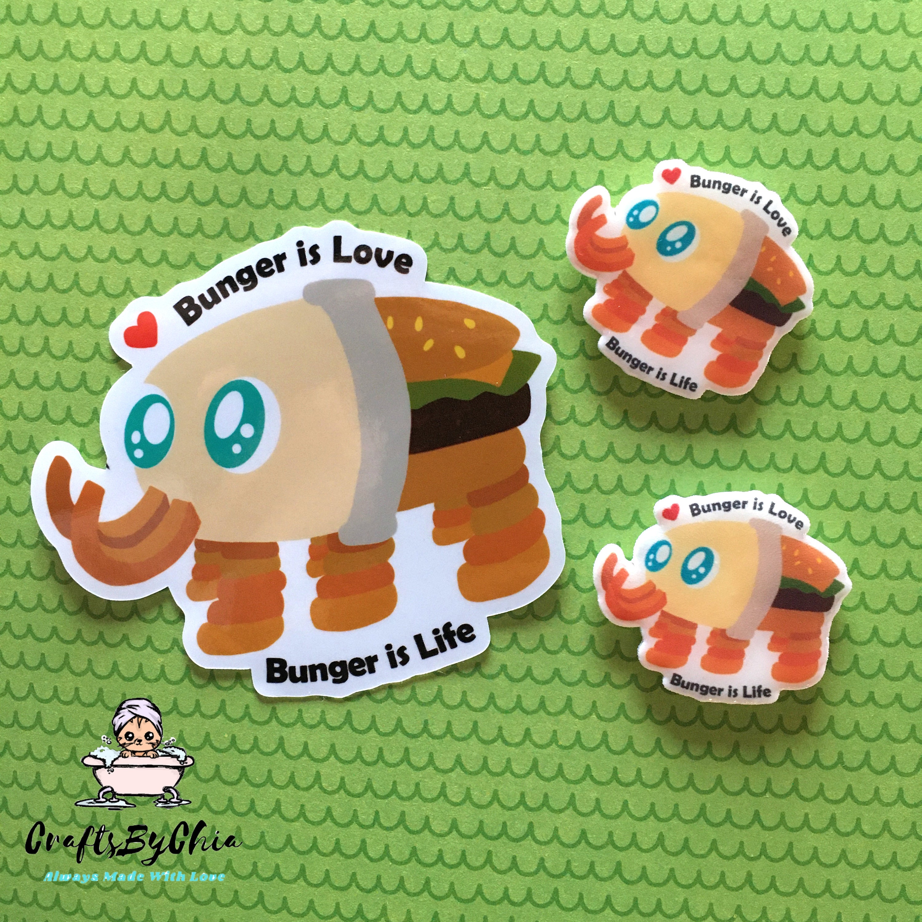 Bunger is Love...bunger is Life Bunger Sticker Bunger Pin | Etsy