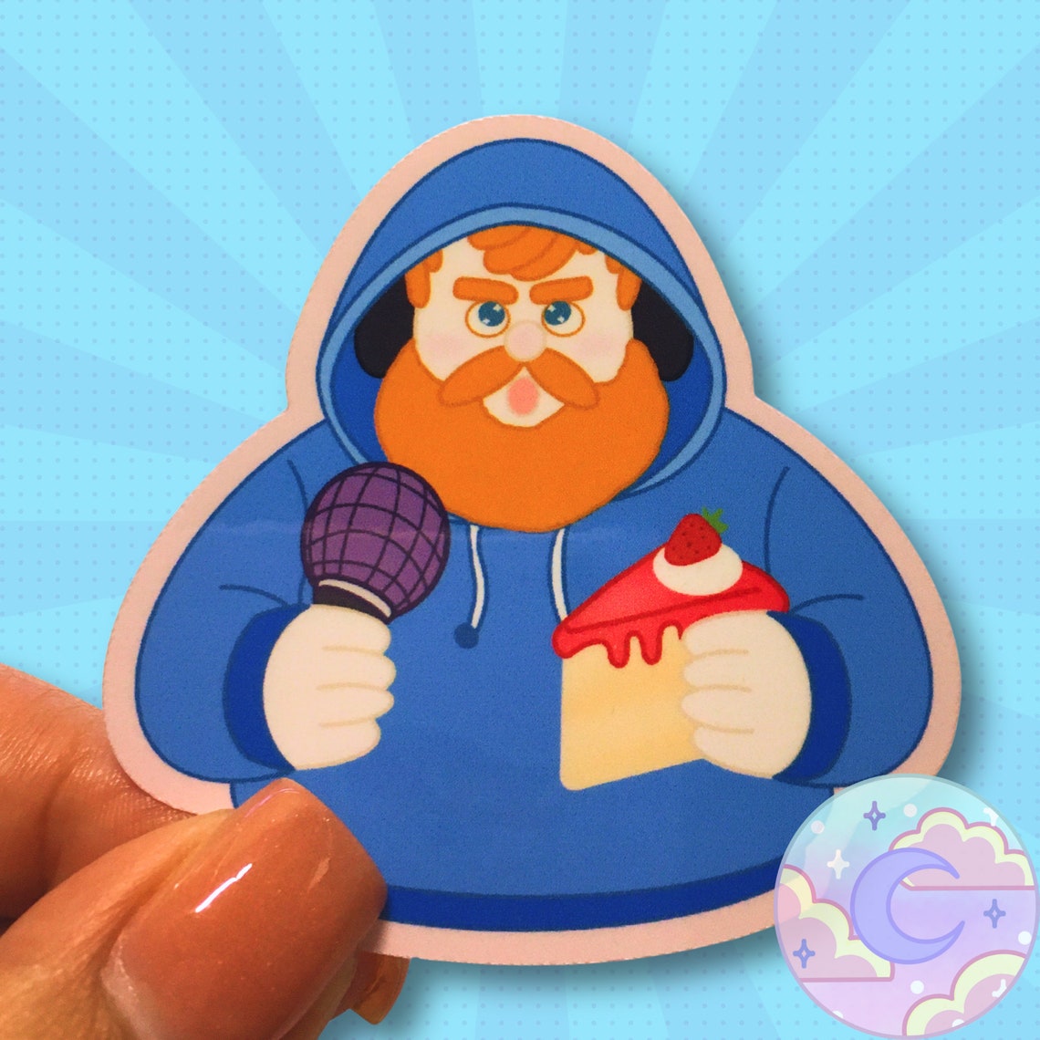Caseoh Inspired Stickers, Funny Meme Stickers, Funny Twitch Streamer ...
