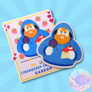 Caseoh Inspired Stickers, Funny Meme Stickers, Funny Twitch Streamer ...