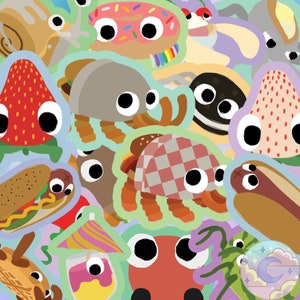 Bugsnax Stickers|video Game Stickers|bugsnax Sticker Set|sticker Pack ...