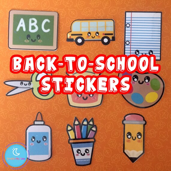 Back to School Stickers//Teacher Stickers//Kawaii Cute | Etsy