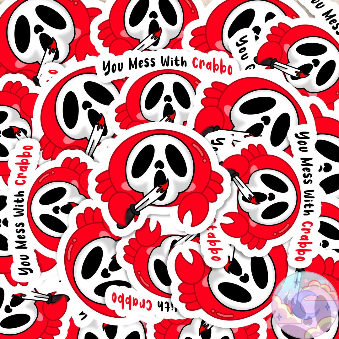 Crab Stickers|beach Sticker|animal Sticker|laptop Sticker|water Bottle ...