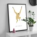 Lar Gibbon Print, Wildlife Ape Poster, Tropical Monkey Jungle ...