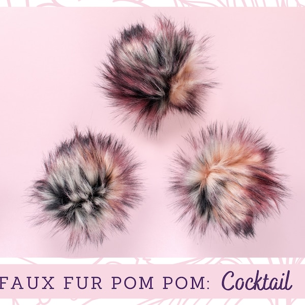 Fur Pom Pom - Etsy