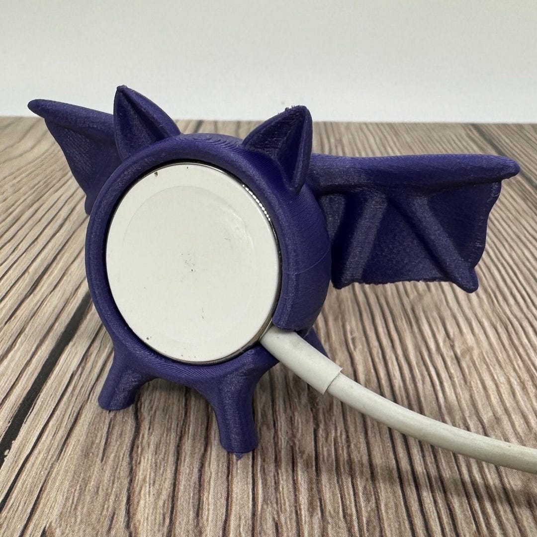 Apple Watch Charger Stand/cover - Bat Styled, 3D Printed Accessory - Etsy