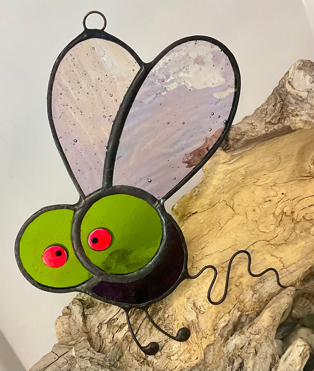 Stained Glass Mosquito Suncatcher • Mosquito Gift • Handcrafted Glass ...