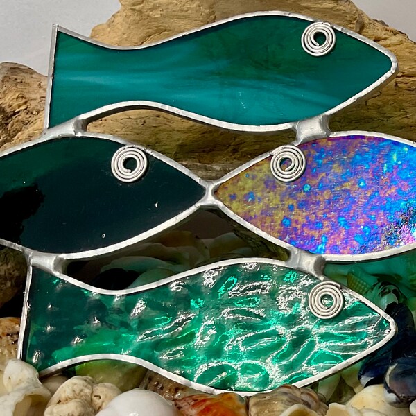 Stained Glass Fish - Etsy