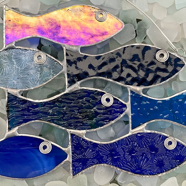 Stained Glass Fish - Etsy