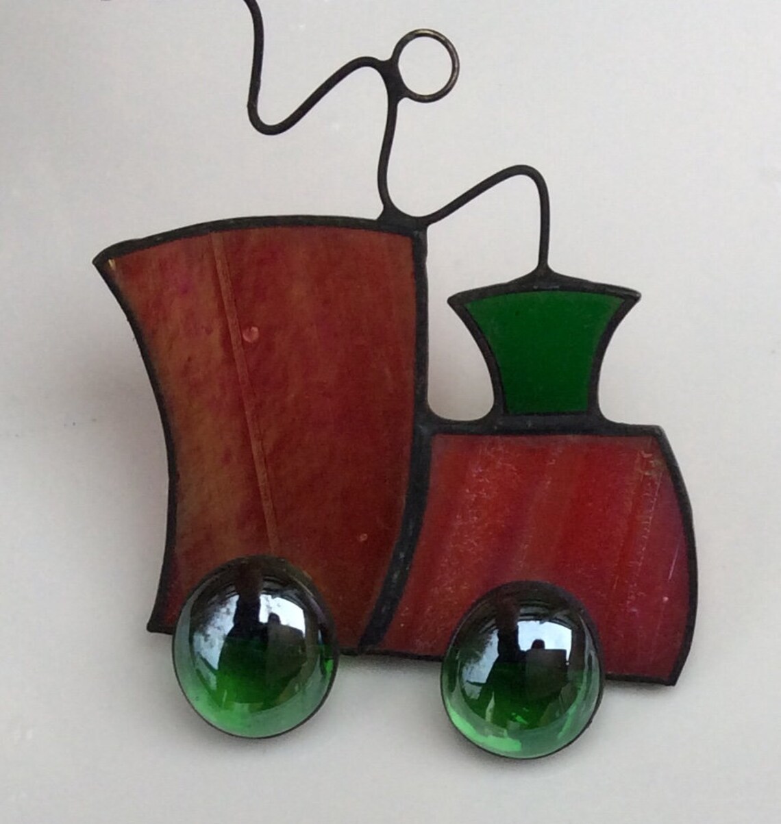 Stained Glass Train Suncatcher Stained Glass Train Christmas | Etsy