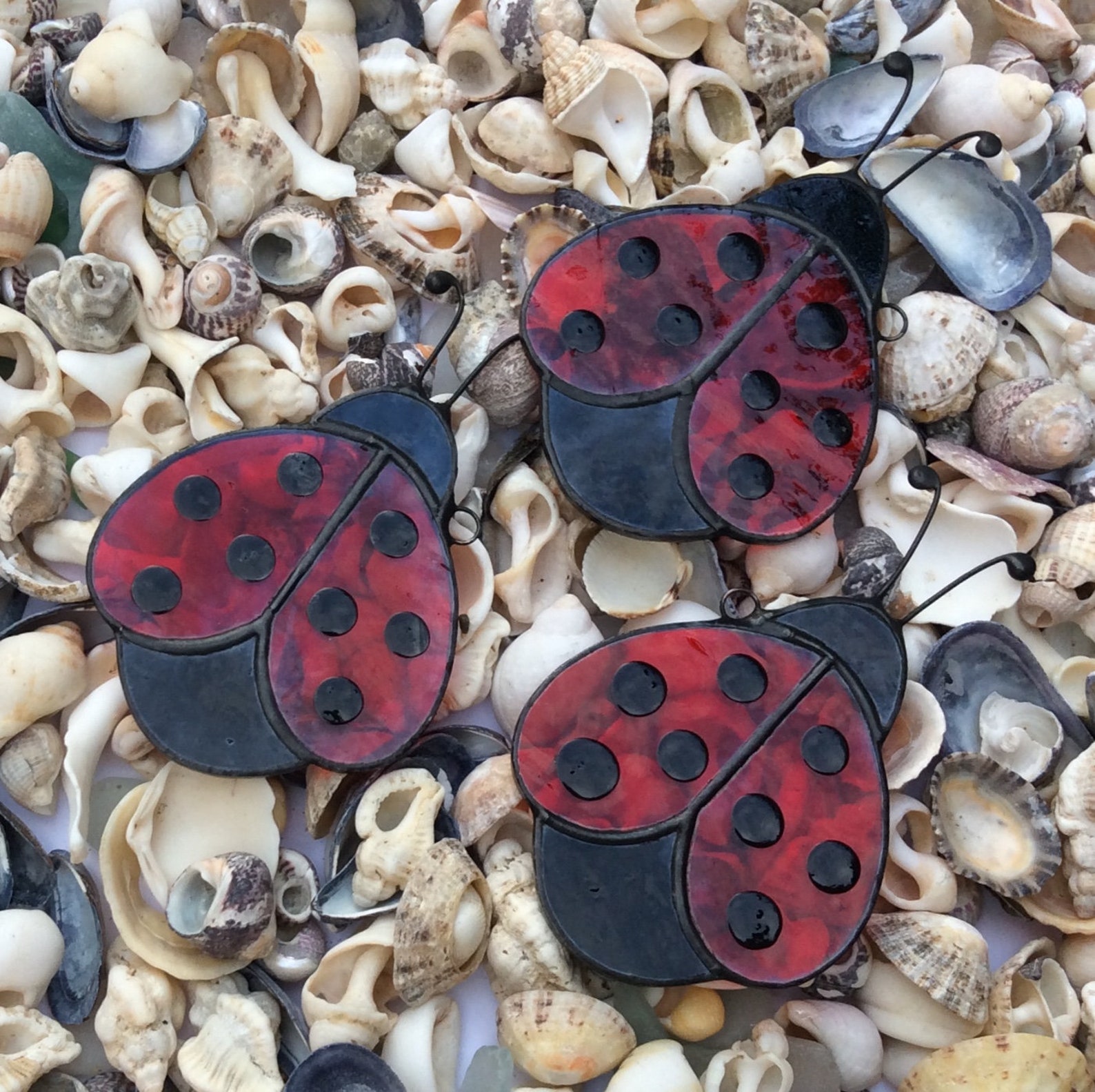 Stained Glass Ladybird Suncatcher Stained Glass Ladybug | Etsy