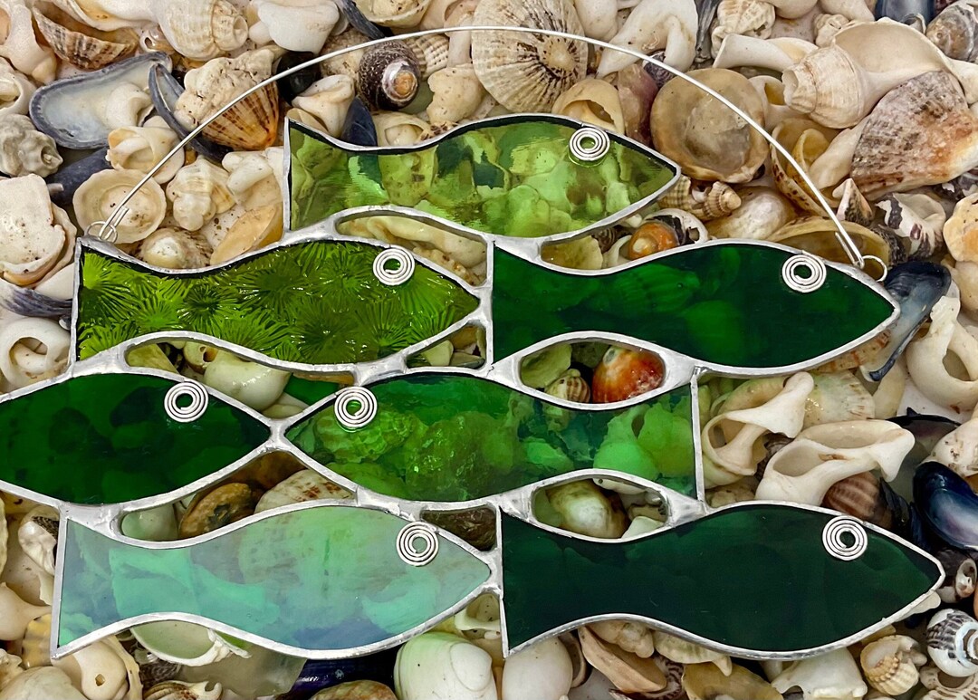 Stained Glass Fish Suncatcher Fish Suncatcher Fish Gift Window Hanging ...