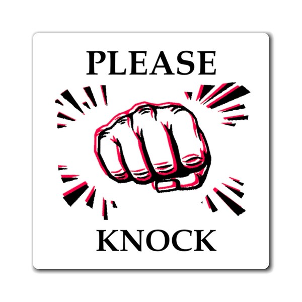Please Knock - Etsy