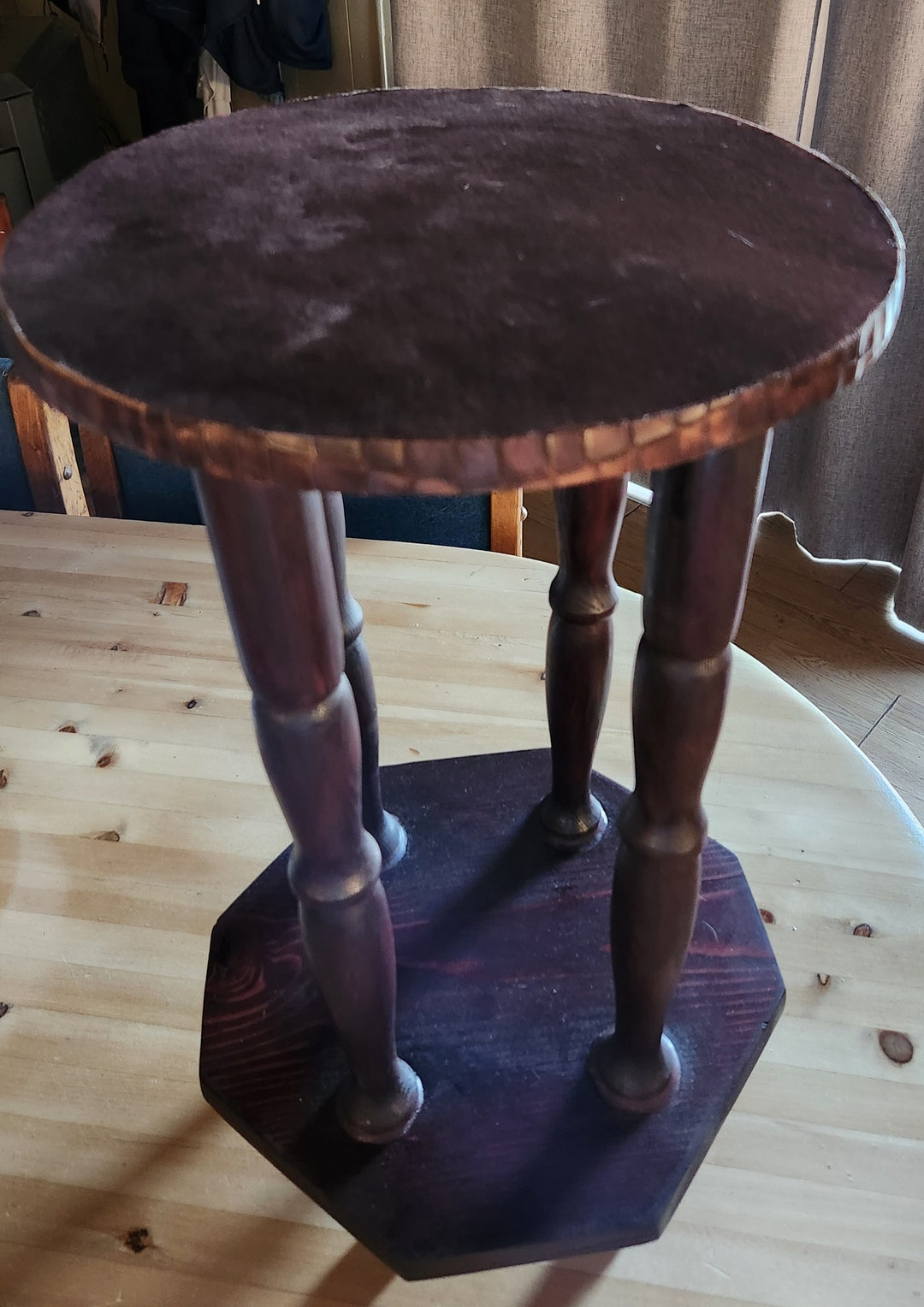 Small Handmade Wooden Plant Stand/table - Etsy