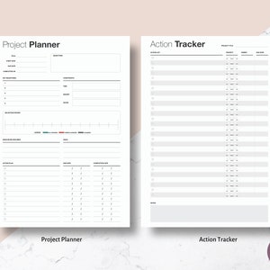 Project Planner, Work Planner, A5 Project Planner, Business Planner, A4 ...