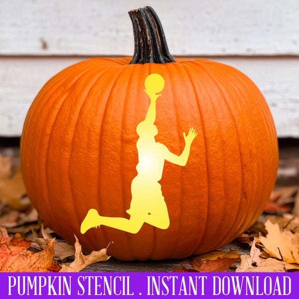 Basketball Pumpkin - Etsy