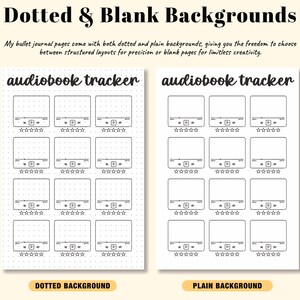 Audiobook Tracker Printable,reading Log Printable Bujo,book Reading ...