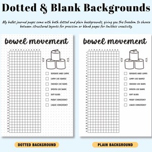Yearly Bowel Movement Tracker IBS Tracker Irritable Bowel Syndrome ...