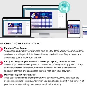 EDITABLE Space Alien Reward Chart, Behavior Chart, Daily Chore Chart ...