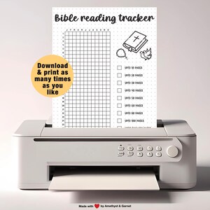 Yearly Bible Reading Log Checklist, Bible Study Planner, Bible Tracker, Christian Planner ...