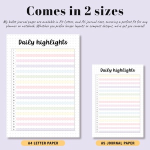 Highlight of the Day, Printable Journal Page, Memory Tracker, Daily ...