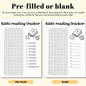Yearly Bible Reading Log Checklist, Bible Study Planner, Bible Tracker, Christian Planner ...