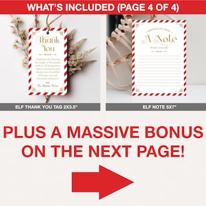 Editable Elf Letter Bundle Elf Arrival Letter Goodbye Letter Elf ...