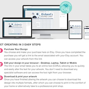 EDITABLE Space Rocket Reward Chart, Behavior Chart, Daily Chore Chart ...