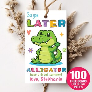 Printable Editable Last Day of School Tag End of Year Friends Gift Tag ...