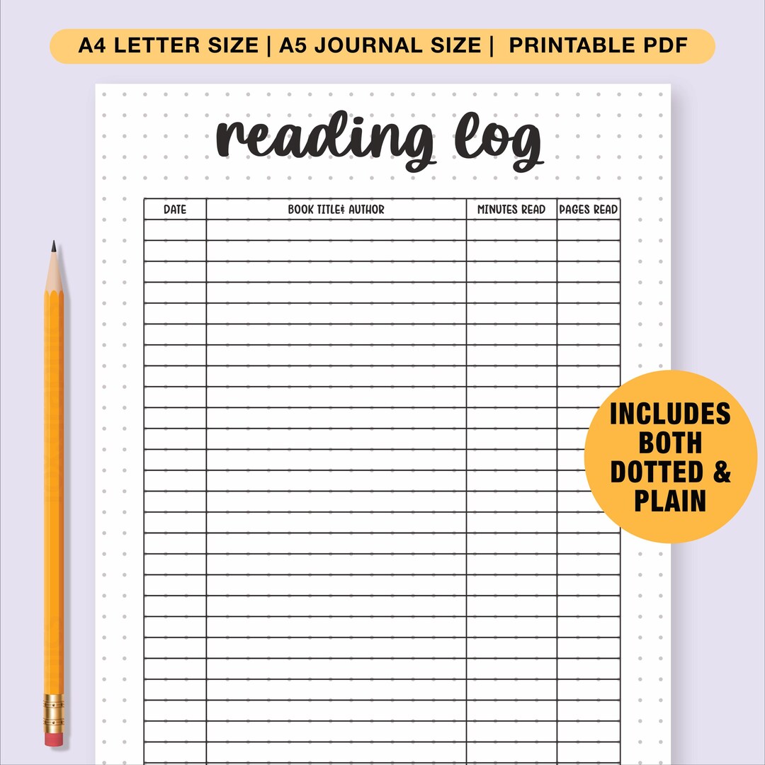 Reading Log Printable, Reading Tracker, Books to Read, Books I've Read ...