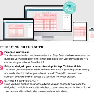 EDITABLE Daisy Flower Reward Chart, Behavior Chart, Daily Chore Chart ...