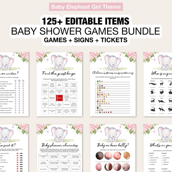 Elephant Baby Shower - Etsy