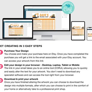 EDITABLE Construction Reward Chart, Behavior Chart, Daily Chore Chart ...