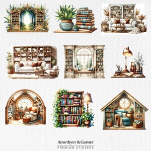 Reading Time Digital Planner Stickers, Goodnotes Stickers, Bookworm ...