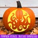 Octopus Pumpkin Stencil, Octopus Pumpkin Stencil, Pumpkin Carving ...