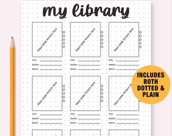 Book Tracker, Reading Log, Books I've Read, Instant Download - Etsy